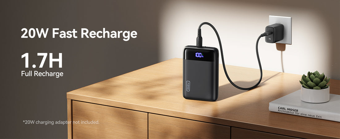 [New] INIU Carry P51-E2 Power Bank 22.5W Smallest 20000mAh