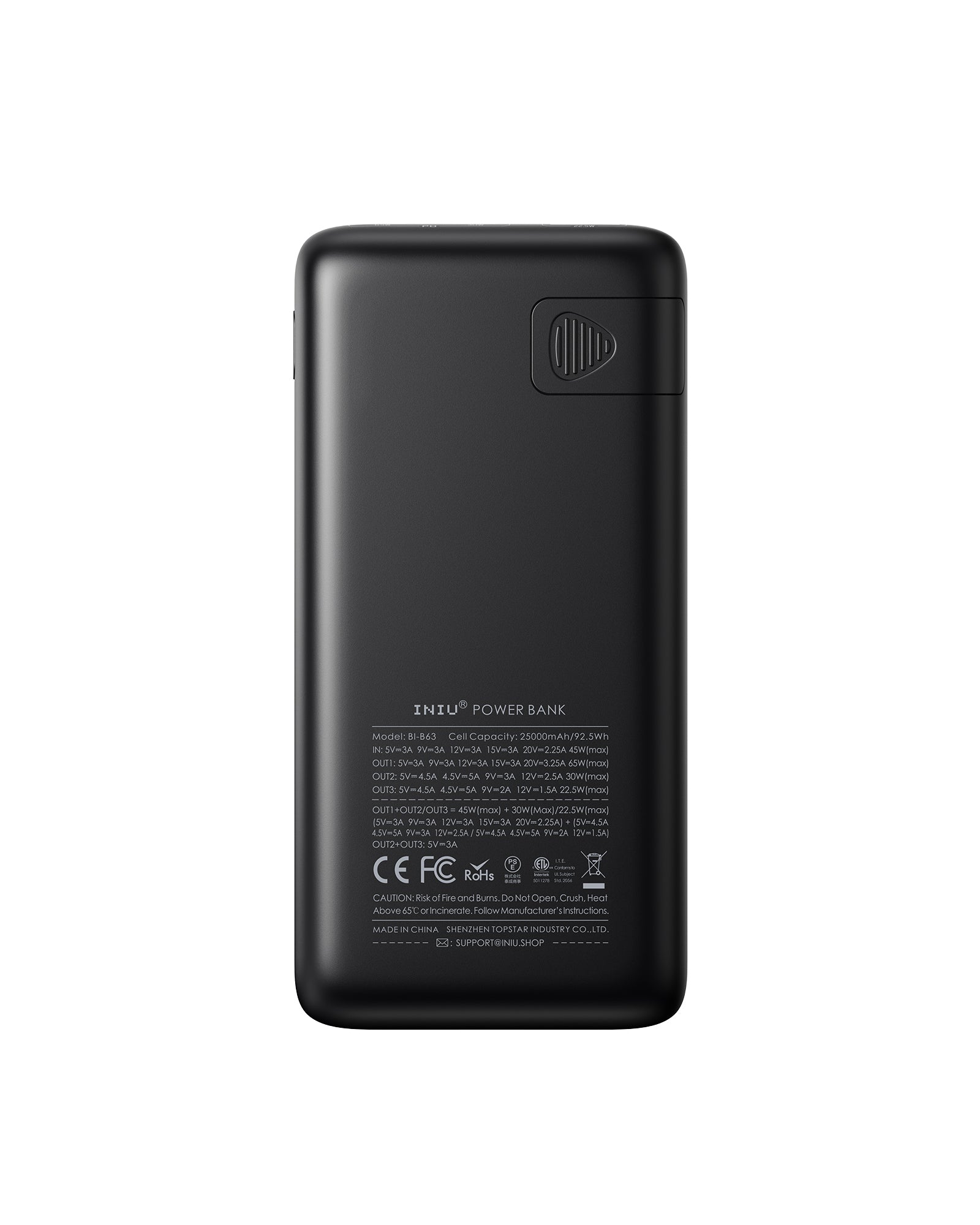 INIU | B63 USB-C Power Bank 100W 25000mAh