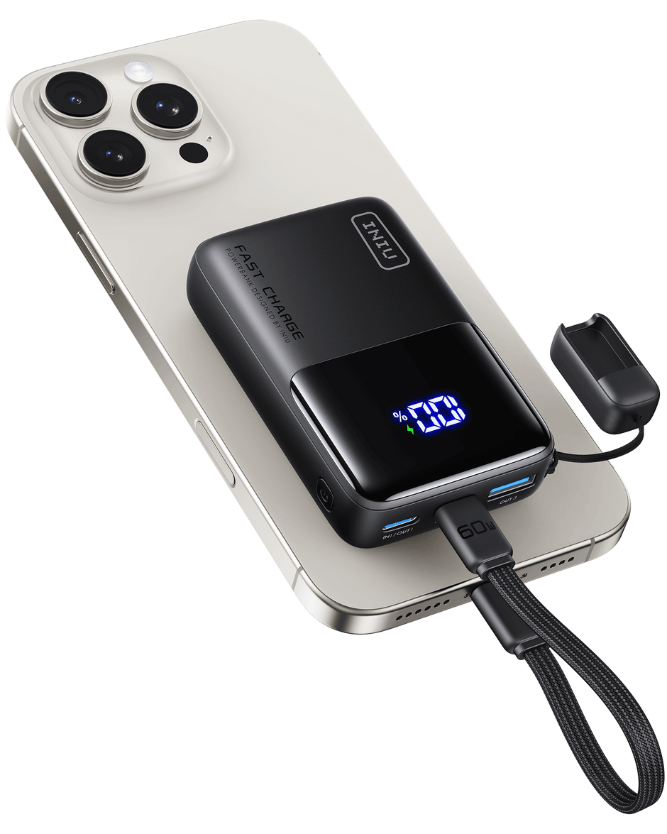 INIU Portable Phone Chargers | Power Bank Usb C | Slimmest Charger